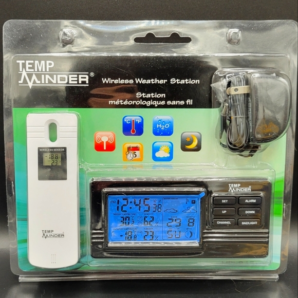 Minder Research | Other | Weather Station Wireless Mri23mx Temp Minder ...